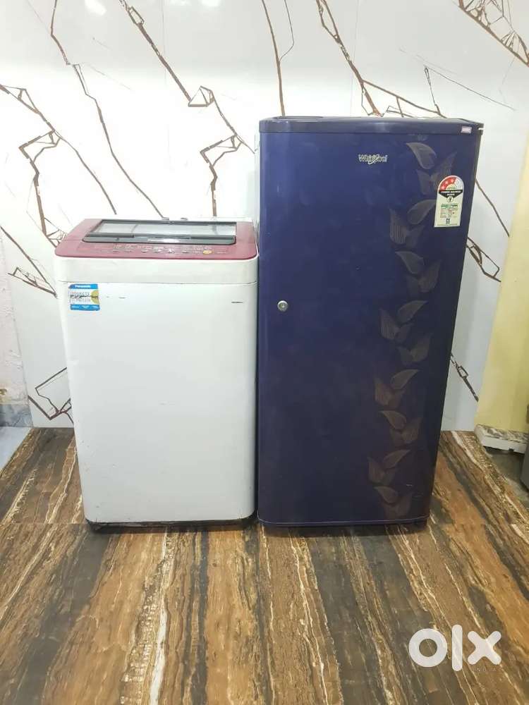 Whirlpool latest single door refrigerator and Panasonic top load W/M ...
