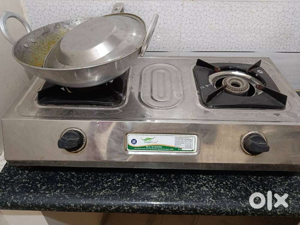 Indian gas, Stove, Pressure cooker and 100 Litter drum - Other ...