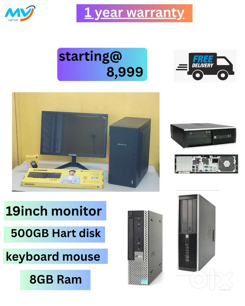 Low Price Full Set Replacement Warranty CPU - Branded Monitor - Computers & Laptops - 1820366171