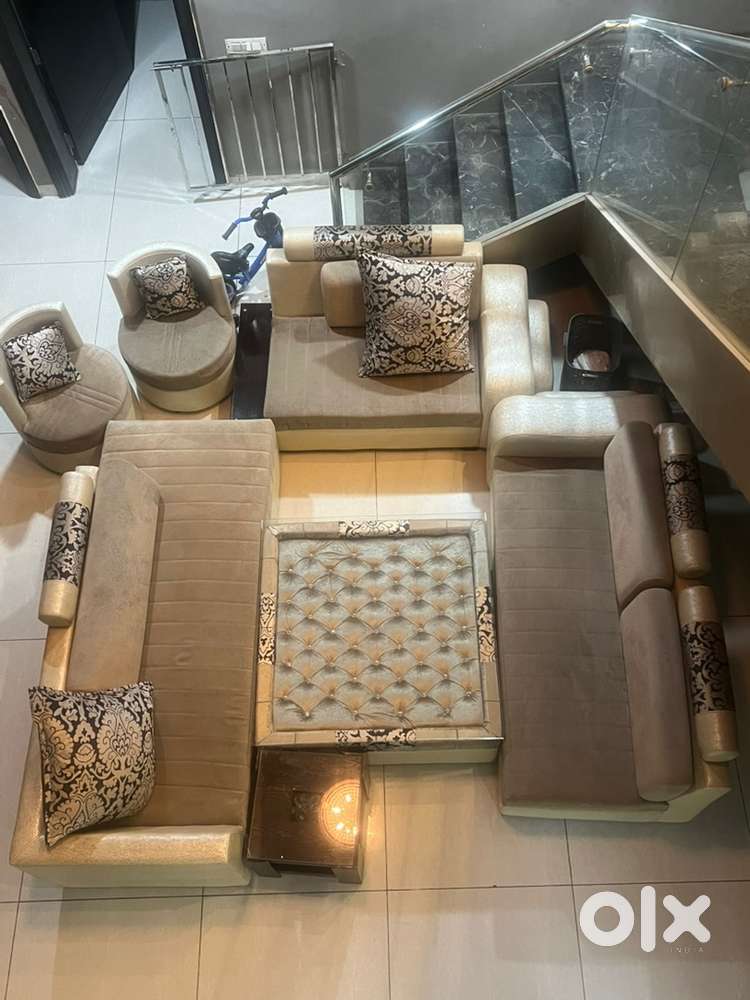 9 seater sofa set with centre table - Sofa & Dining - 1803478346