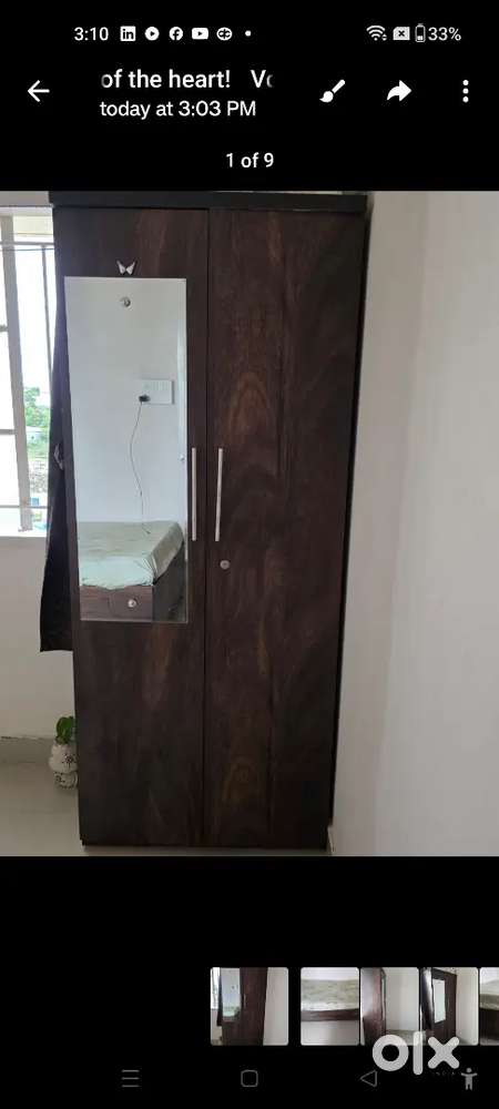 New Single bed, Double door wardrobe, Two burner Gas stove pigeon ...