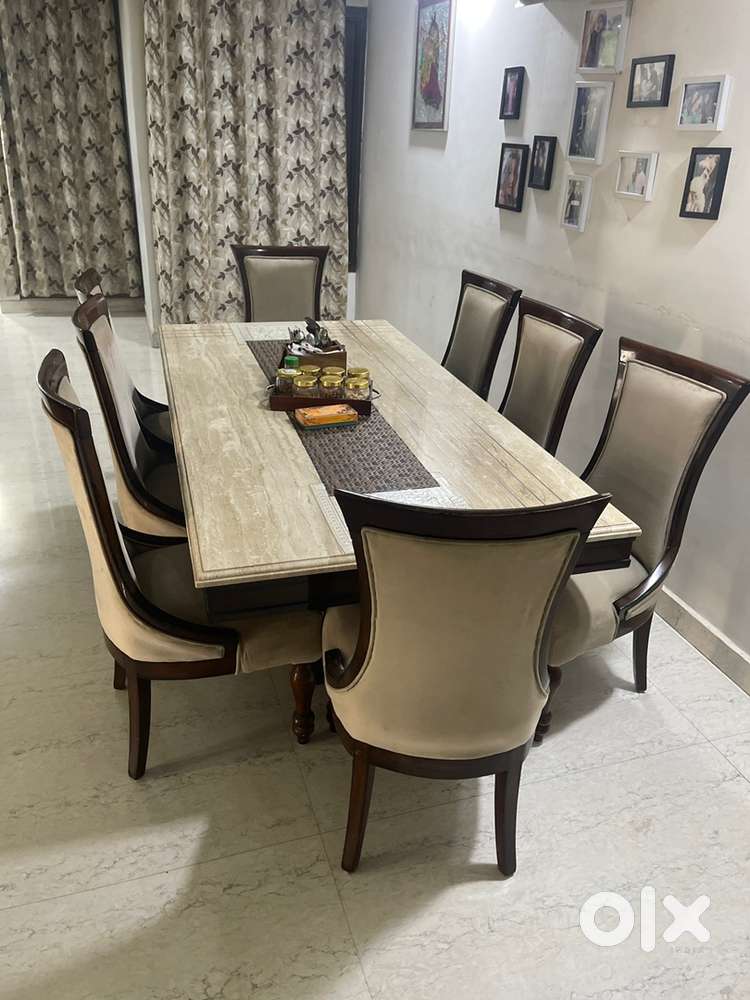 Italian stone top and 8 seater - Sofa & Dining in Bharatpur House, Agra ...