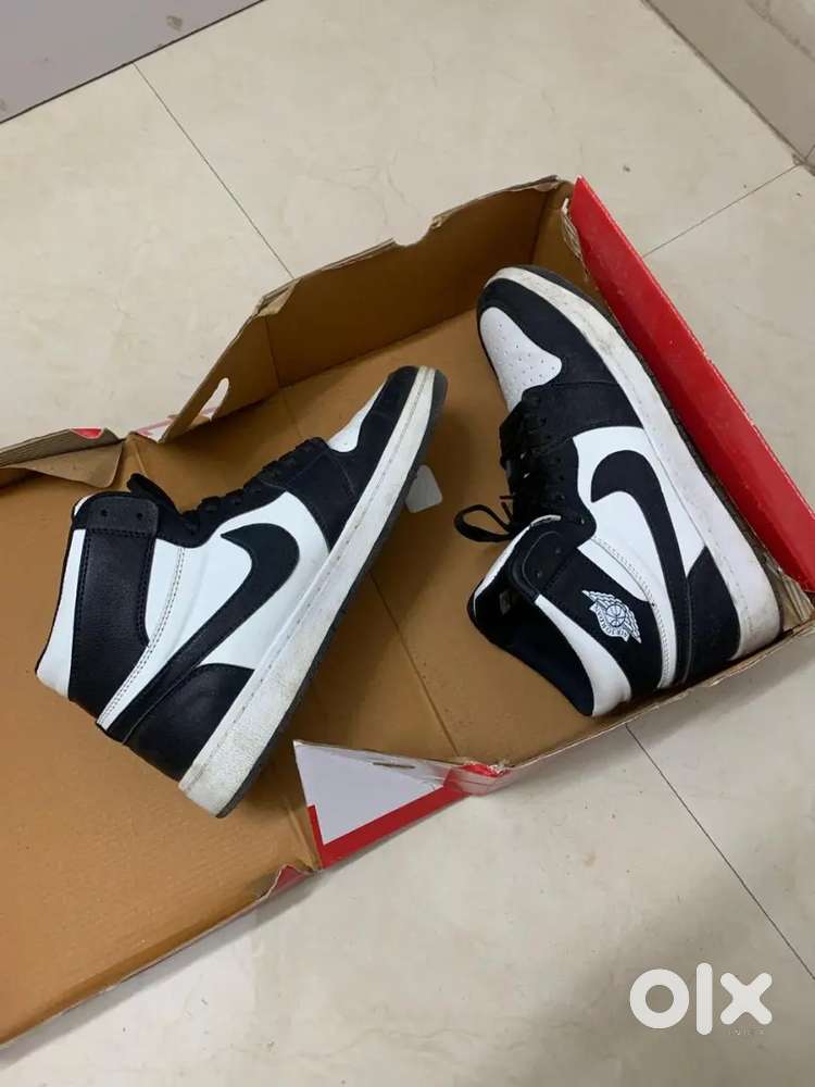 Jordans mid dunks black and white - Men - 1827249161