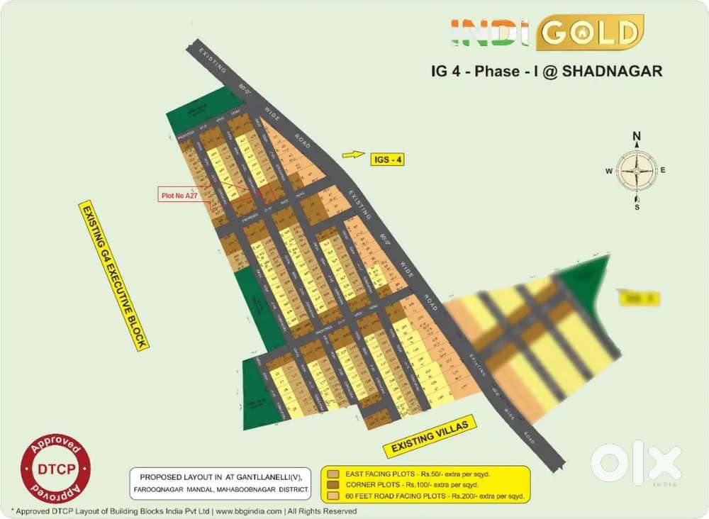 My own Plot 293.33 sqyrd ,shadnagar,BBG . - Lands & Plots - 1784957720