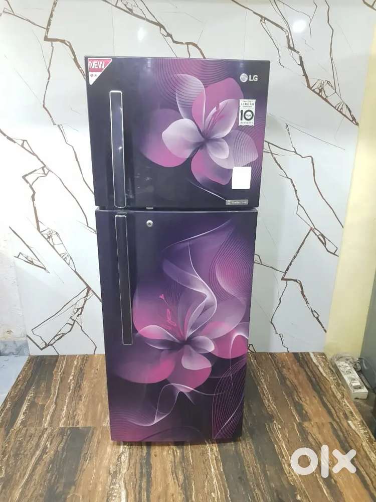 Lg latest inverter model flower model double door refrigerator ...