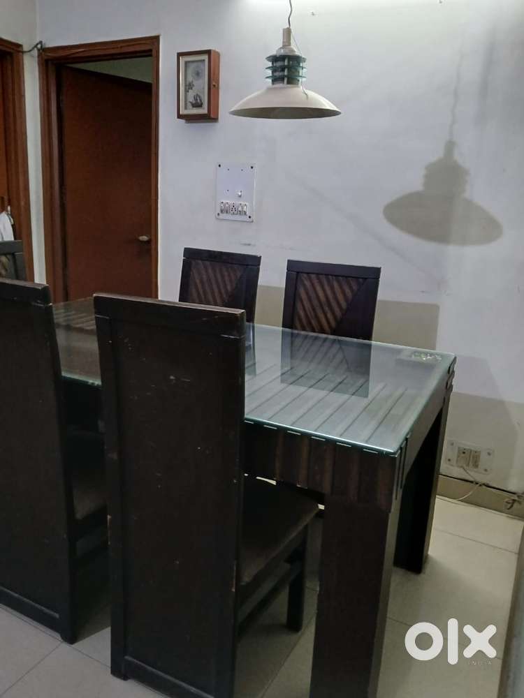 6 seater dining table, 6x6 bed with matress,study cum computer table ...