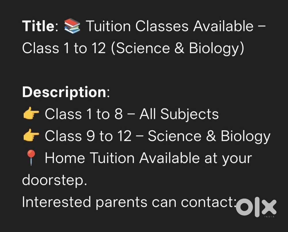 Maths,Science,bio,English,SST-free demo/trial class - tution - Scooters ...