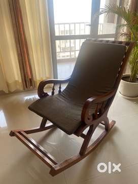 Rocking chair wooden olx store