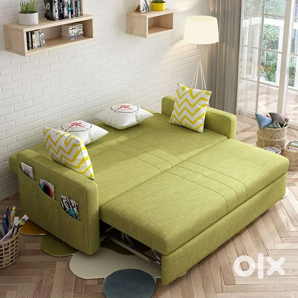 ZGM FOLDING 3 SEATER SOFA CUM BED EMI AVAILABLE ALIYAR ARHAM FACTORY ...