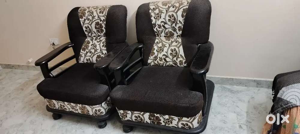 2 sofa Assam teakwood less used good condition - Sofa & Dining - 1758473364