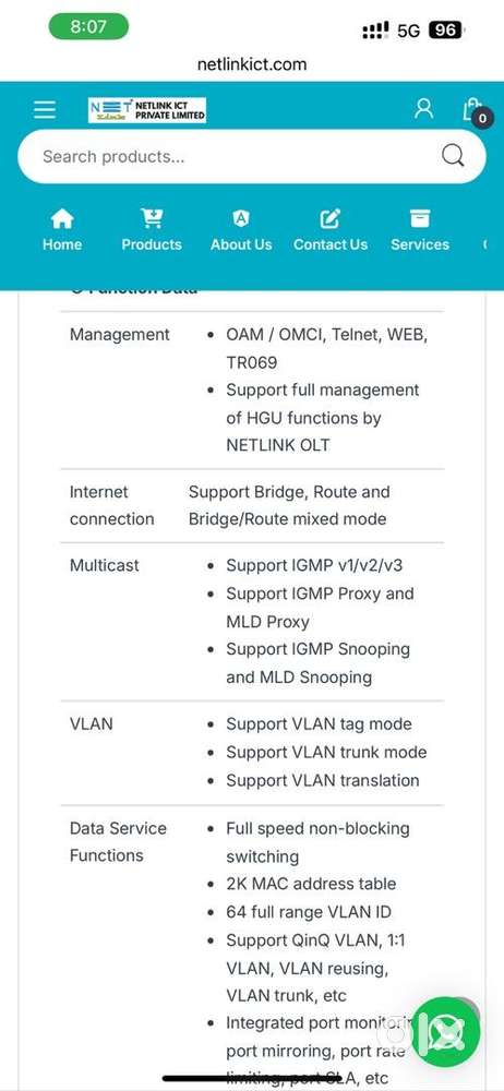 NETLINK GPON ONT / Router - Computer Accessories - 1793836601
