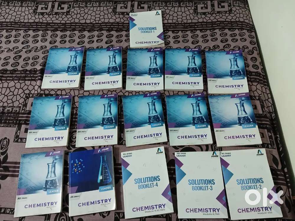 Allen JEE Chemistry dropper module, Vedantu TATVA Modules for class12 ...