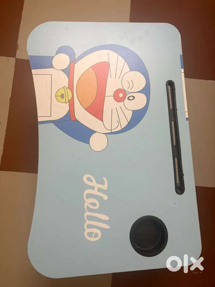 Kids folding study table Doraemon design good condition - Other ...
