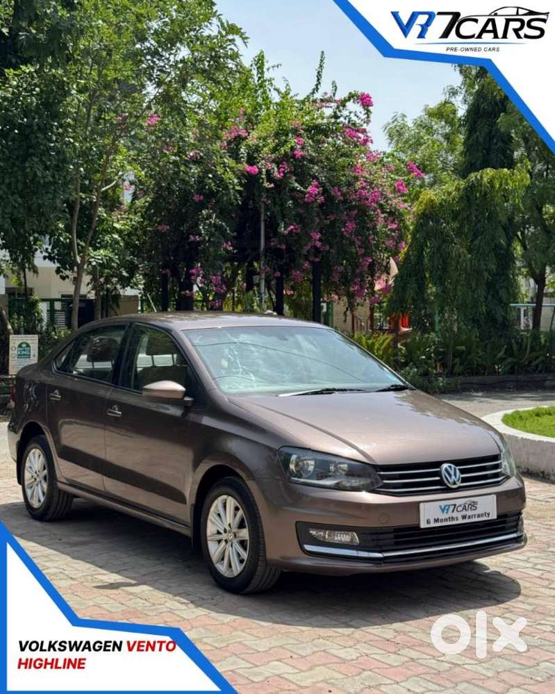 Volkswagen Vento 1.2 Highline Plus AT 16 Alloy, 2017, Petrol - Cars ...