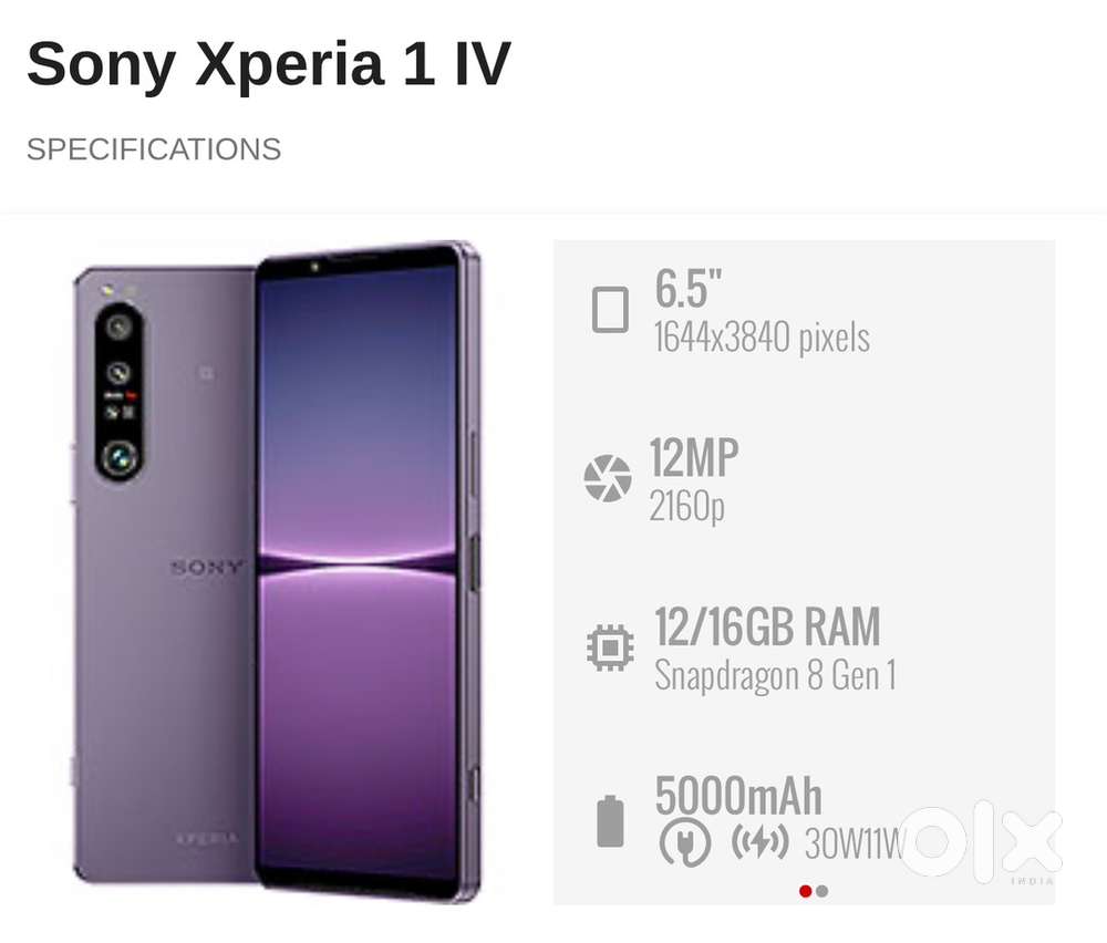 Sony Xperia 1 Mark iii & 1 Mark IV 12/256GB | 5 Mark IVRead discript - Mobile Phones - 1802431426