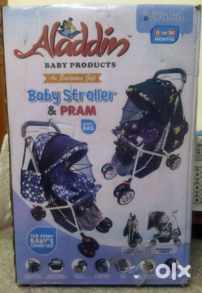 Aladdin Baby Stroller & PRAM with BAG 0 to 36 months - Kids Furniture ...