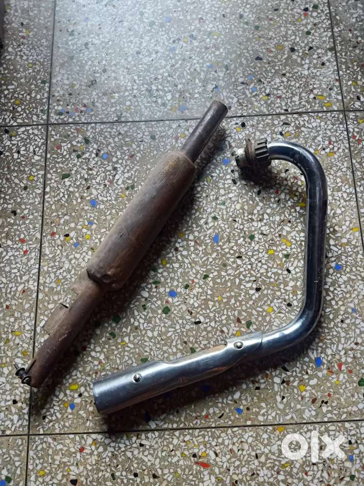 Bullet 350 bend pipe and shot bottle silencer - Spare Parts - 1812253269