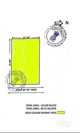 115 Gaj Plot for sale. JDA Patta. East Facing near Geetanjali Medical - Lands & Plots - 1805360428