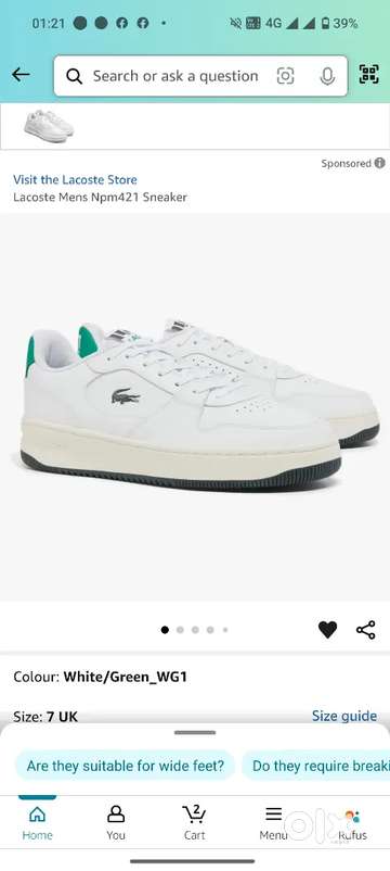 Lacoste original brand new shoes Men 1798451594