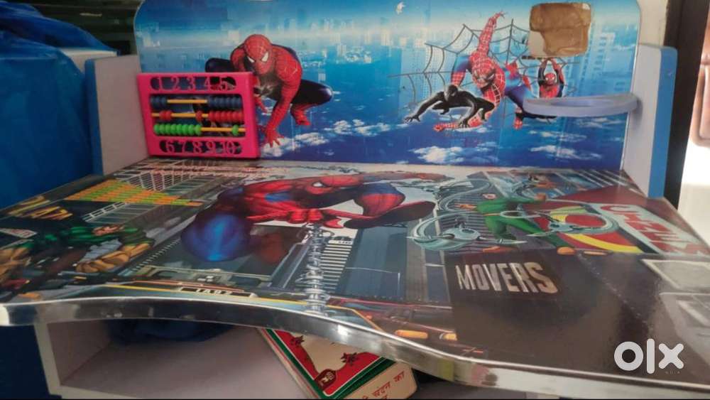 Spiderman Themed Study Table (including chair) - Kids Furniture ...
