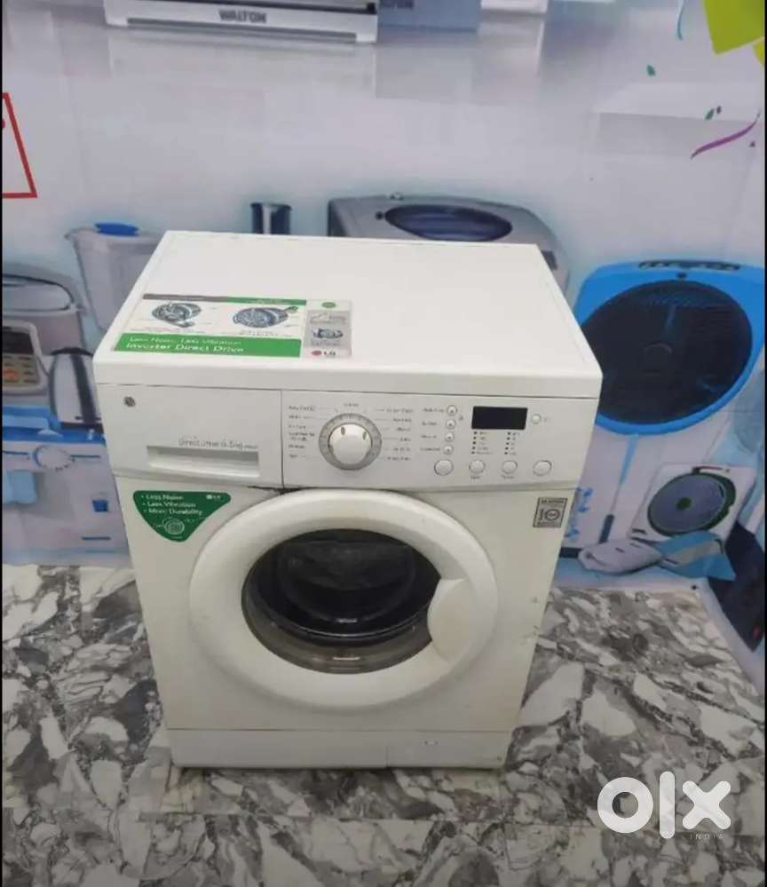 LG front load white colour inverter model 6kg washing machine - Washing ...