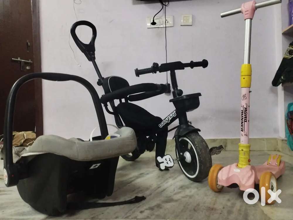 Babyhug tricycle and baby swing - Kids Furniture - 1781617069