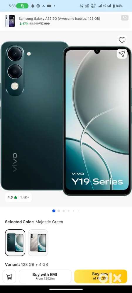 Vivo y195 fone - Mobile Phones - 1827699075