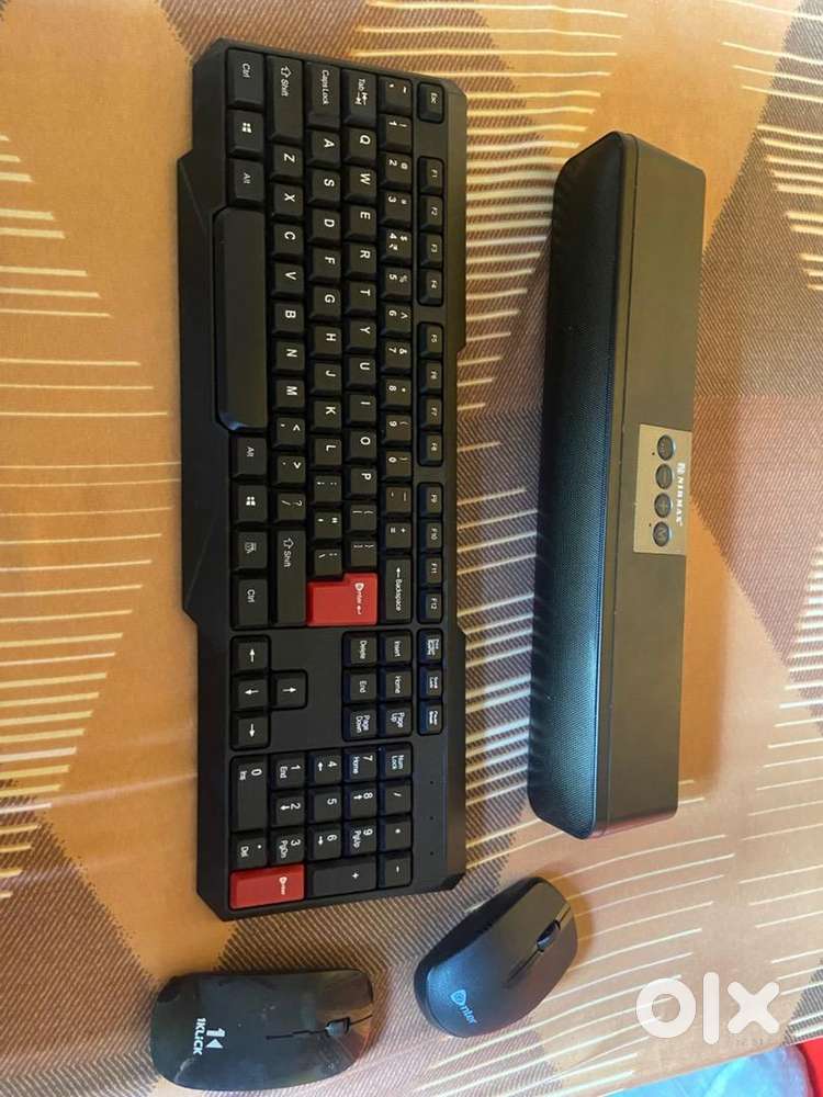 Keyborad Mouse Set Plus One More Wireless Mouse And Speaker Computer