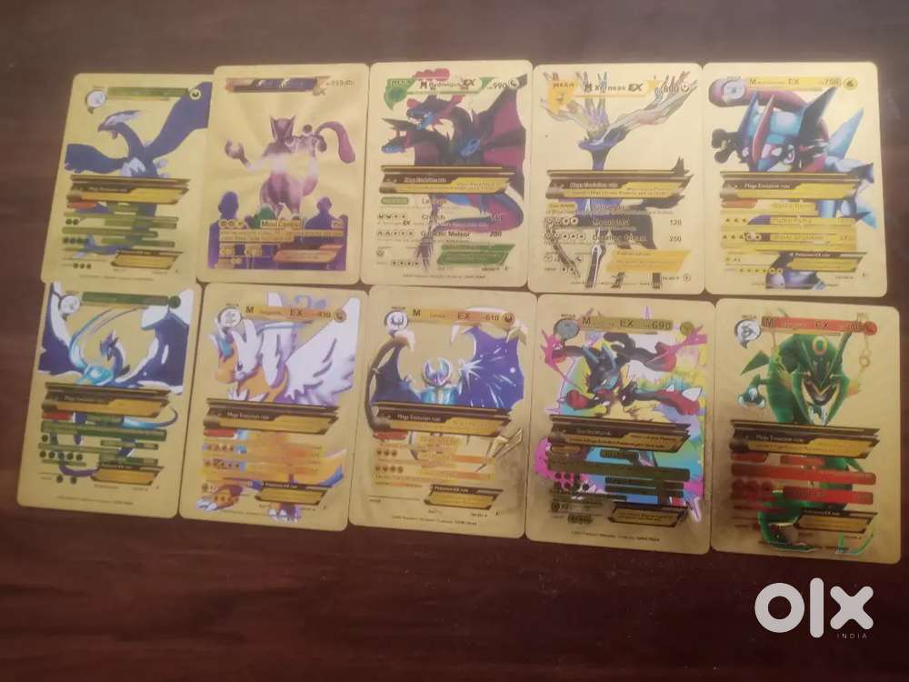 Pokemon card (golden ex) - Sports Equipment - 1820384628