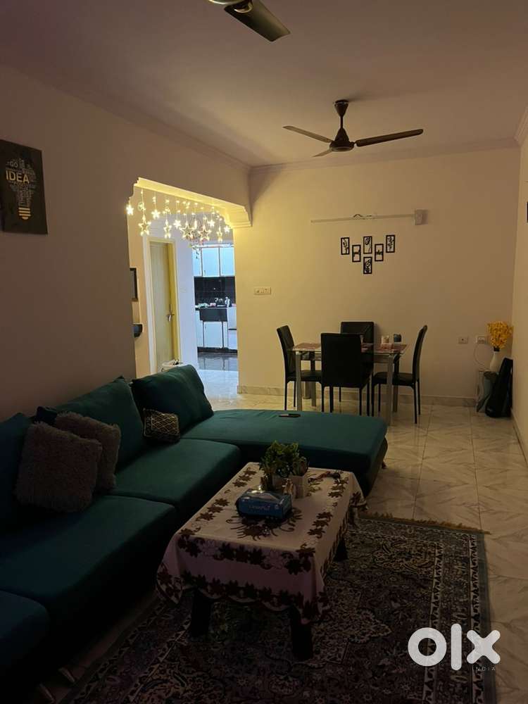 Table, Sofa huge 7 seator with cousins Double Bed with mattress Table ...