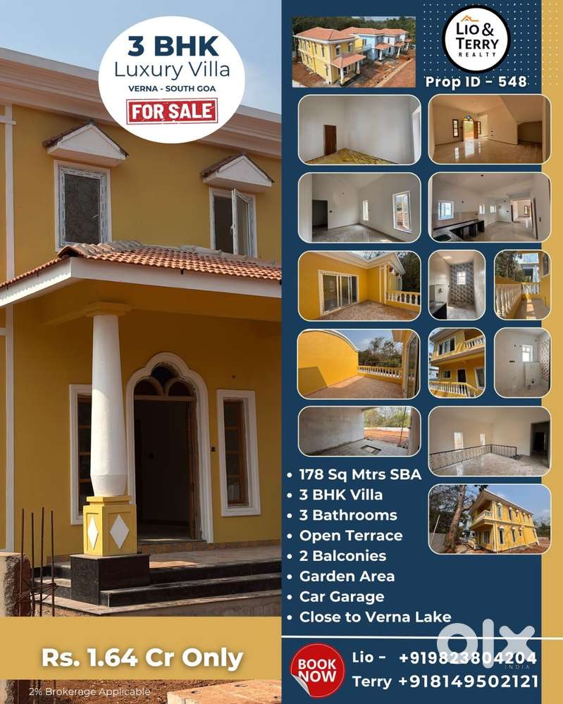 3 BHK Spacious Villa for Sale in South Goa - For Sale: Houses ...