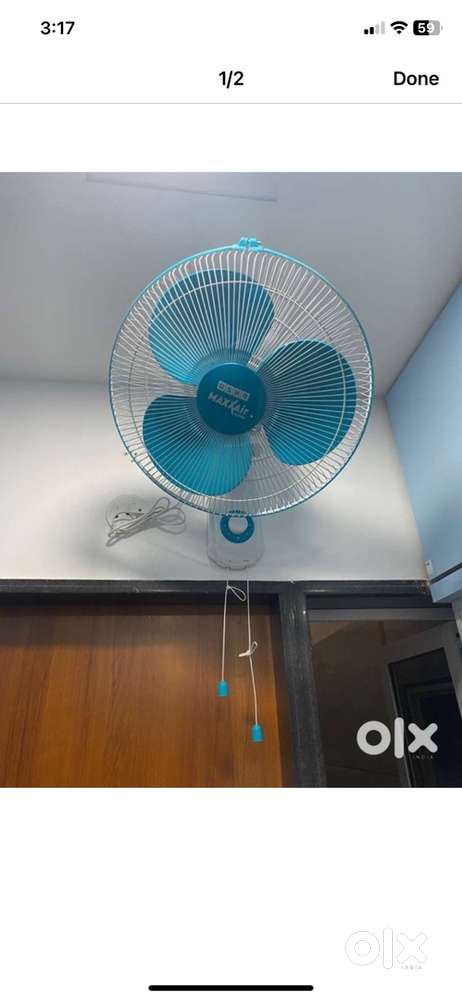 USHA Maxx Air Ultra Wall Fan 400MM Sweep Size 1350_RPM - ACs - 1821609115