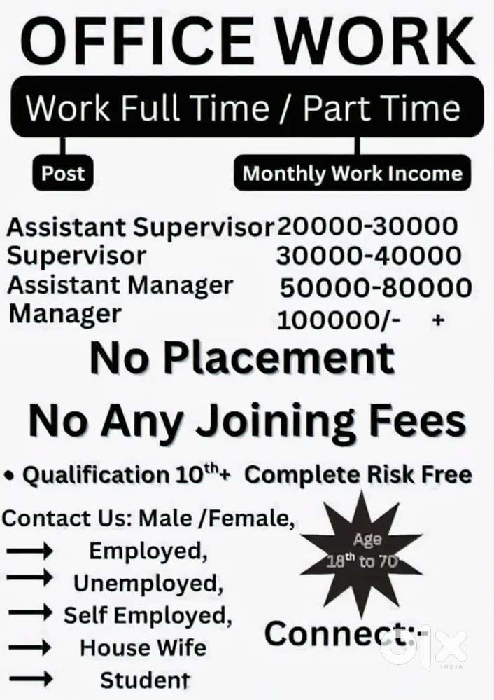 Office work and Online work - Office Assistant - 1824845094