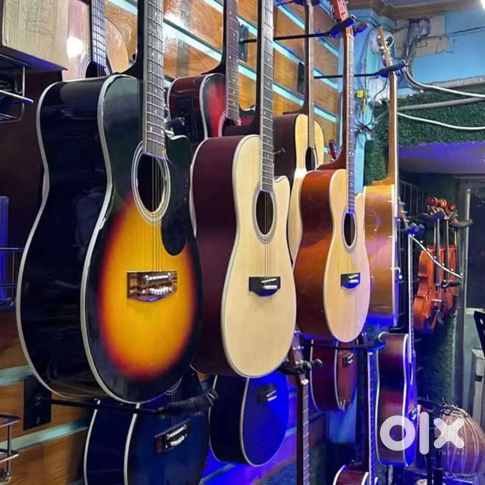 New Branded Acoustic guitar with amazing sound quality &proper tuning ...