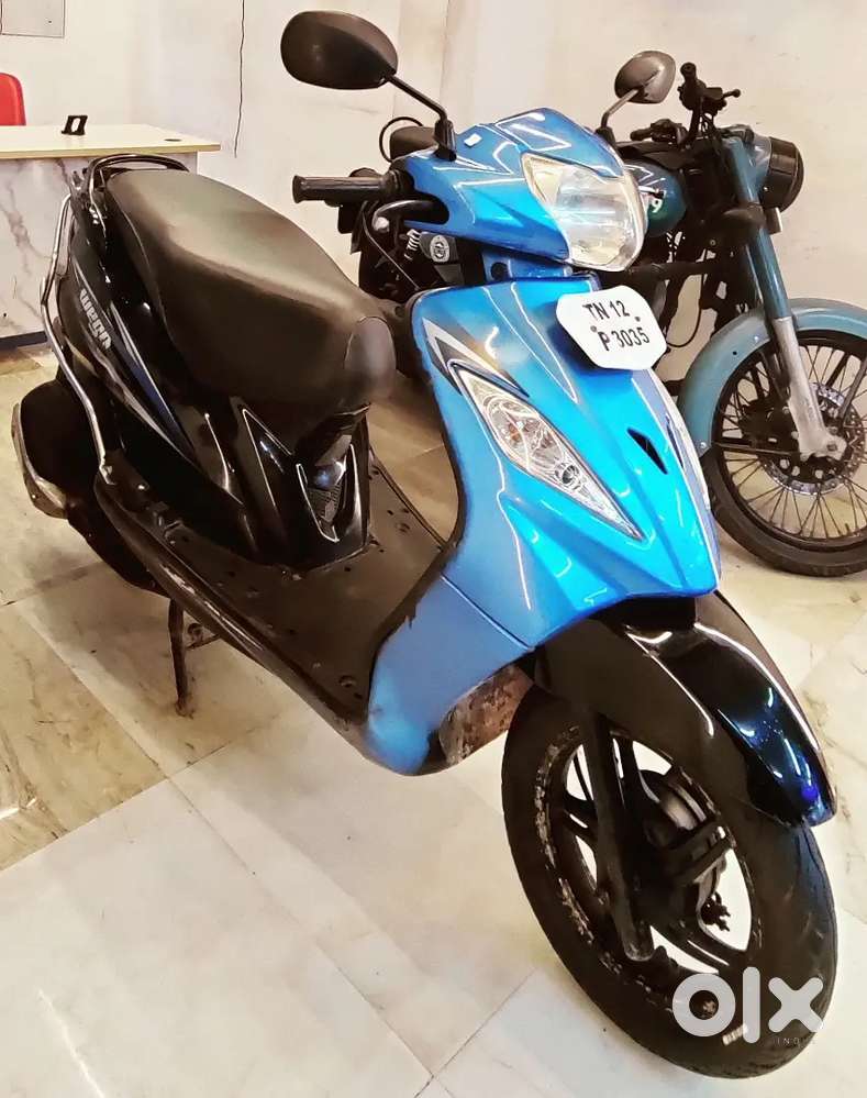 TVS Wego , 2016 model, Black and blue colour - Scooters - 1804858879