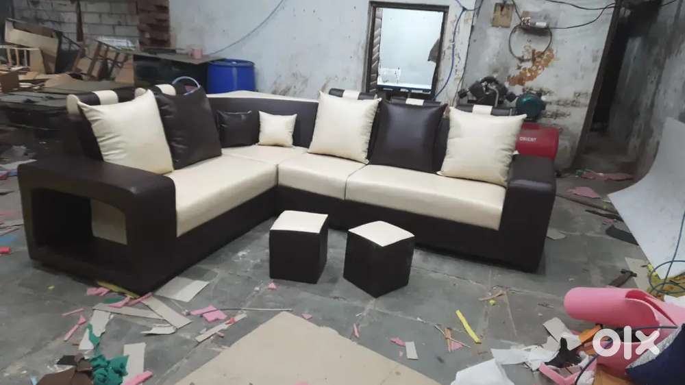 L shape sofa set Box handle with storage available in Starf Furniture ...