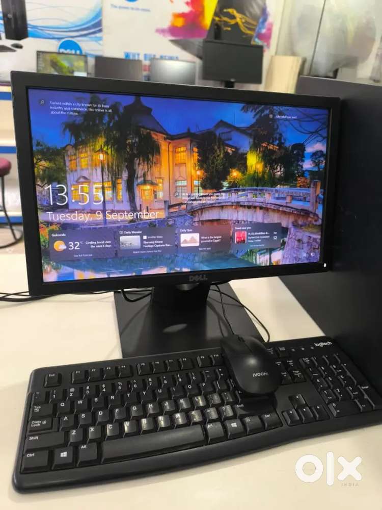 BLACK HP COMPAQ 6200 TOWER MODEL CPU I3-3RD GEN 4/128 19 INCH MONITOR ...