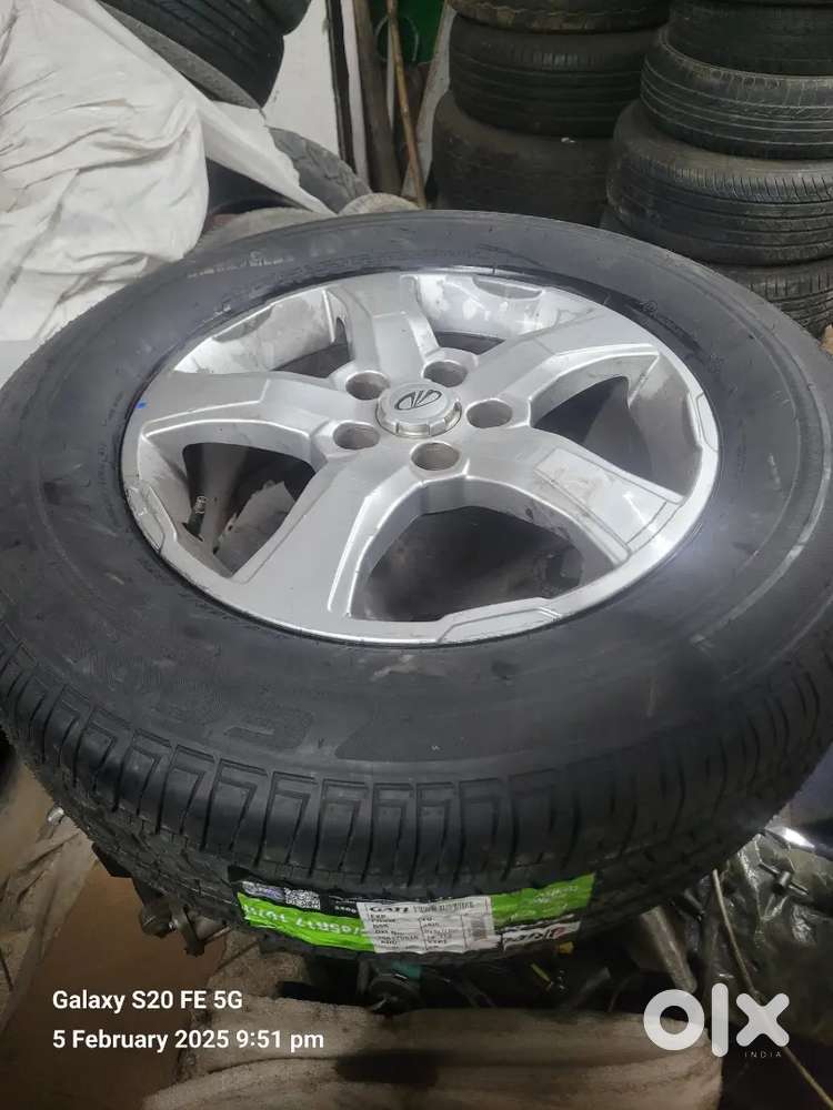 Scorpio s11 alloy wheels with brand new bridgestone ecopia tyre Sat 4 ...