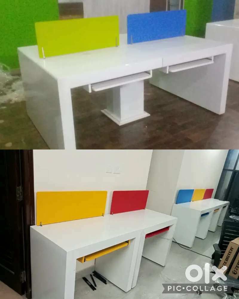 Customised office table workstation chairs cubicles furniture desk ...