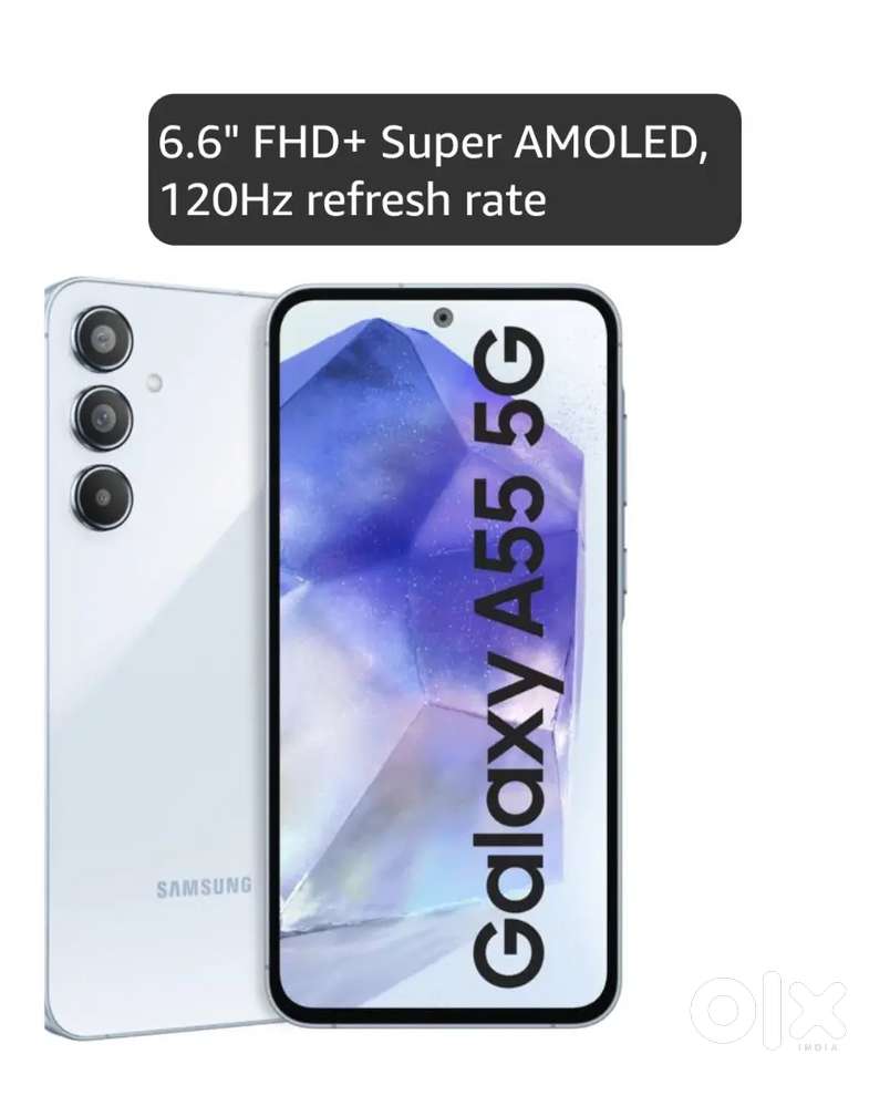 A55 5g. Brand new condition 3.5 month old with bill box cable - Mobile ...