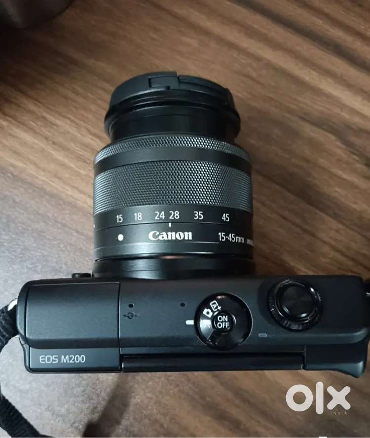 Canon EOS M200 Mirrorless Digital Camera, EF-M 15-45mm IS STM Lens ...
