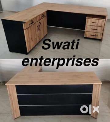 L shape office table olx store