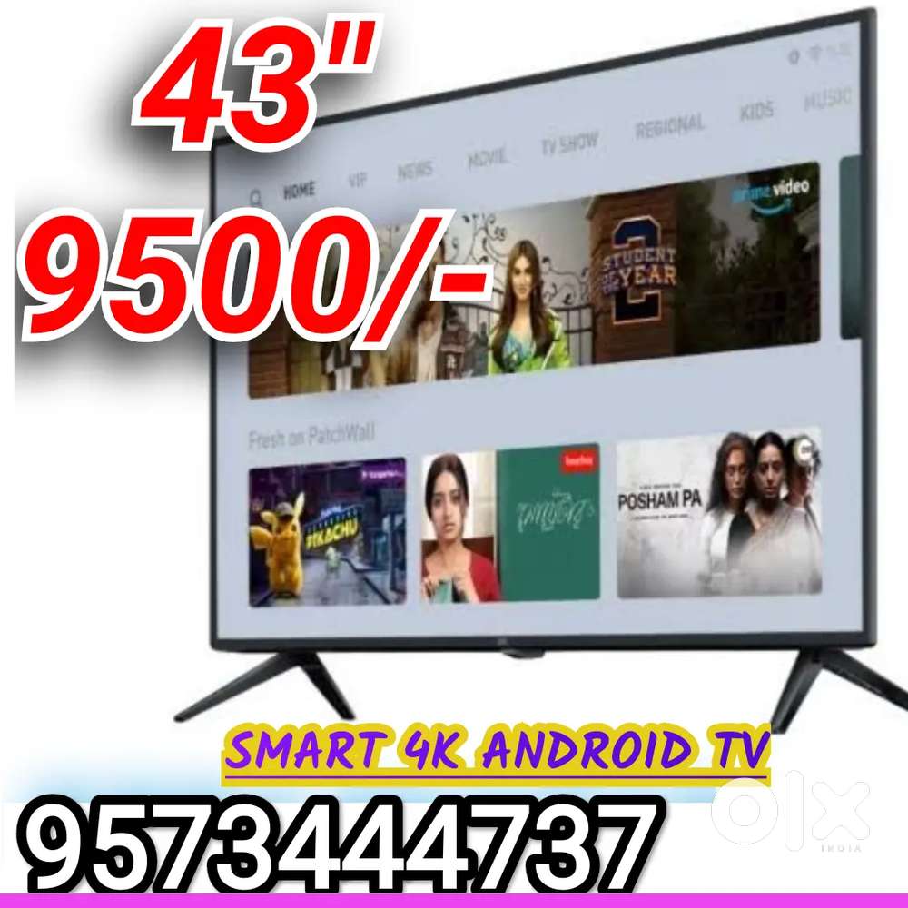| NEW 43 SMART ANDROID TV 1GB RAM 8GB ROM WI-FI CONECT - TVs, Video ...