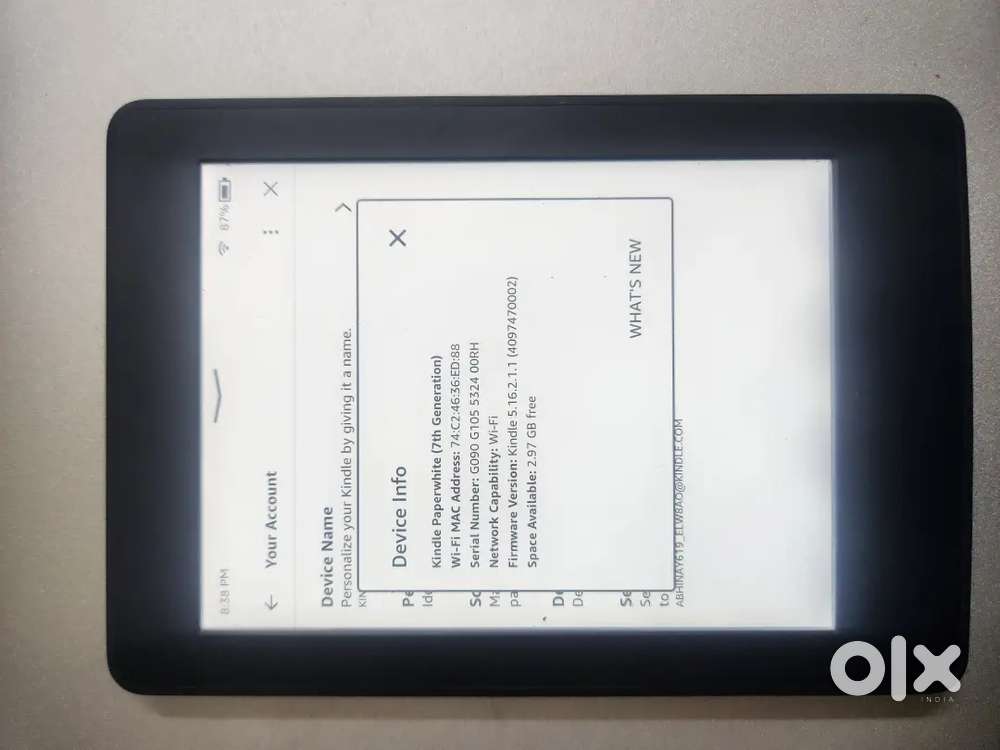 Kindle paperwhite - Tablets - 1794094738