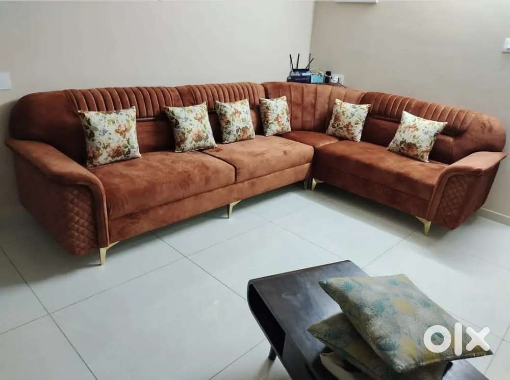 L SHAPE MODEL WITH LINES ON BACK WITH STRIPE MODEL AT STARF FURNITURE ...