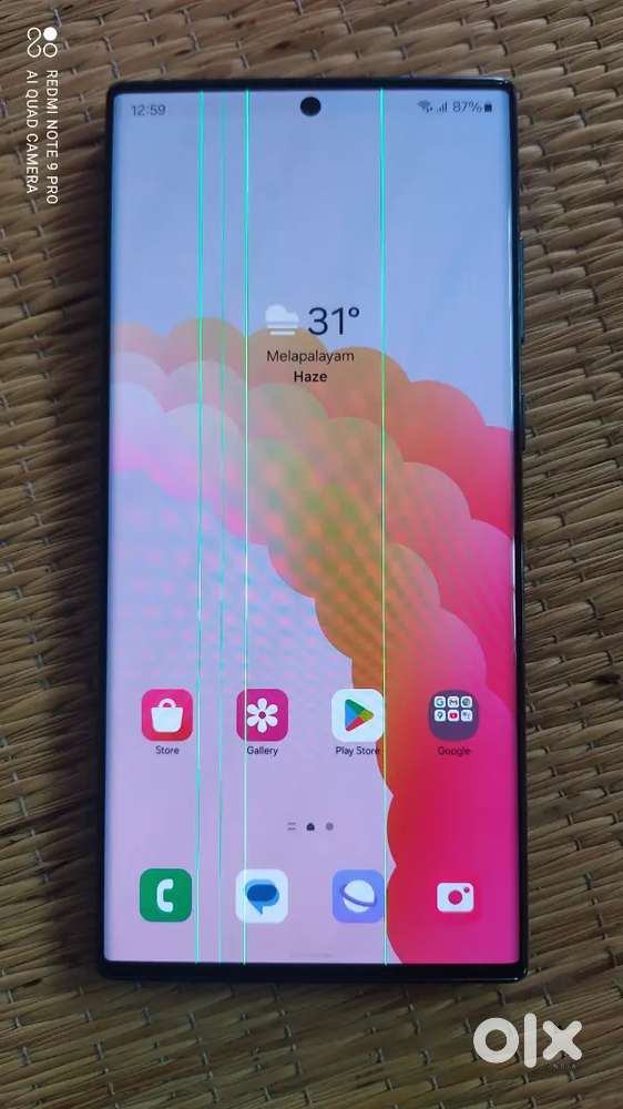 Samsung Galaxy S22 Ultra Snapdragon variant 12/256 (8 green lines ...