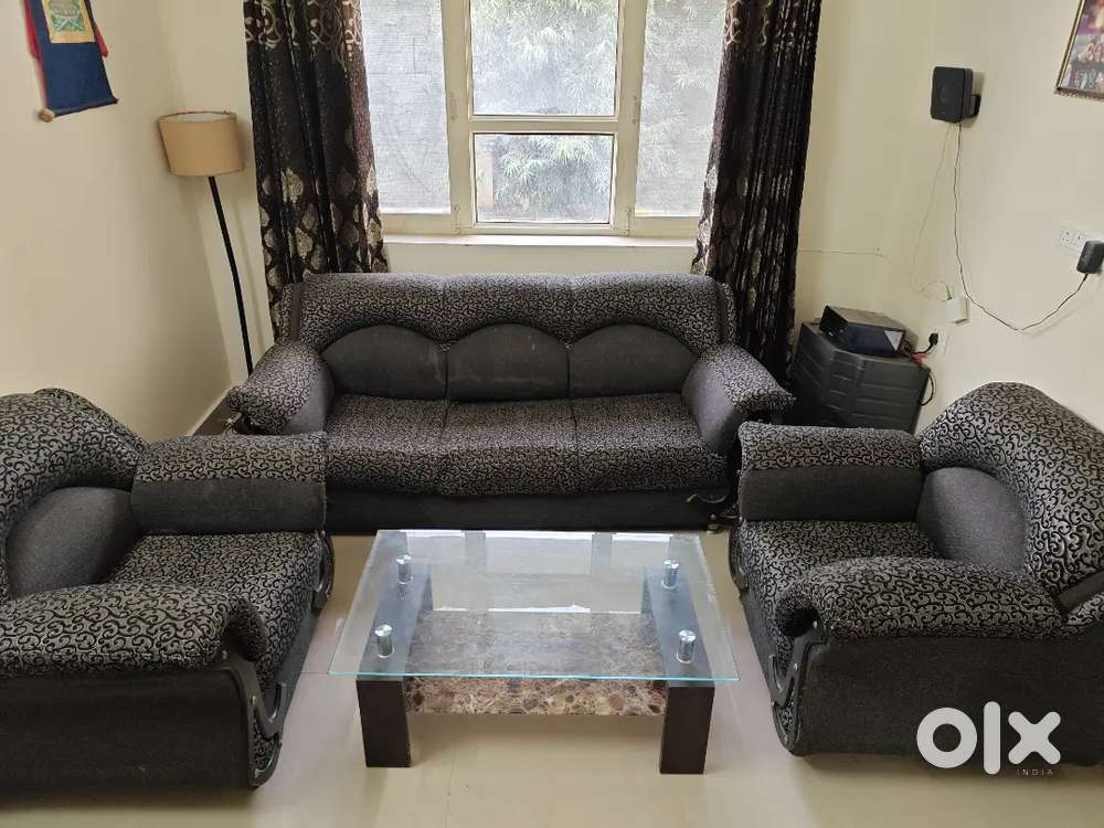 5 Seater sofa and center table - Sofa & Dining - 1821279024