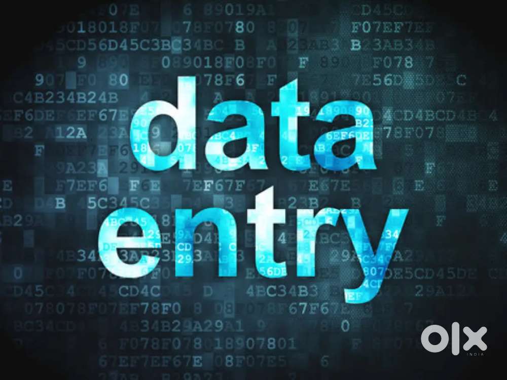 Part time job data entry typing work - Data entry & Back office ...