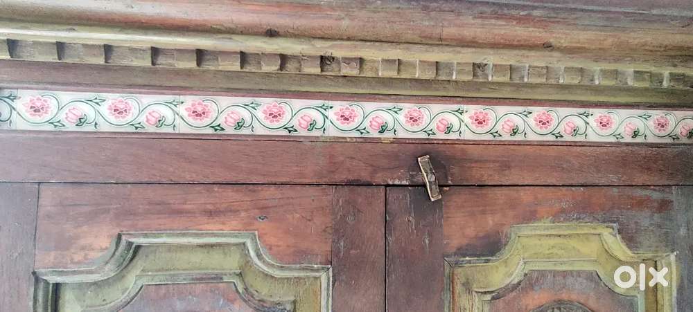 70+ year old antique saag Wooden cupboard (original teak wood) - Beds ...