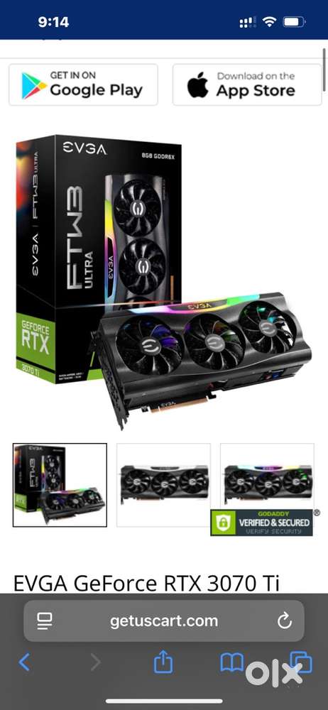 Evga geforce RTX 3070 Ti graphic card - Computer Accessories in Neel ...